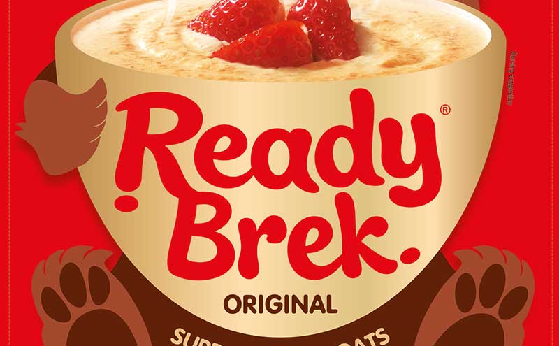 Brek puts bear on the box