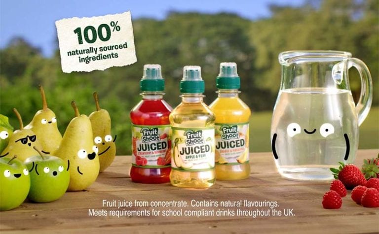 Shooting onto TV screens with new Fruit Shoot advert
