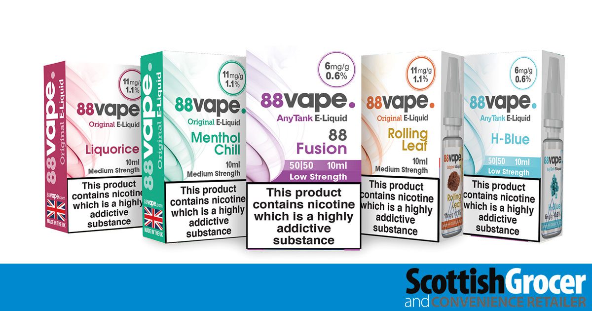 Rolling out 88 vape offers | Scottish Grocer & Convenience Retailer
