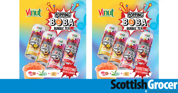 Vinut pops in stores with Popping Boba Bubble Tea | Scottish Grocer ...