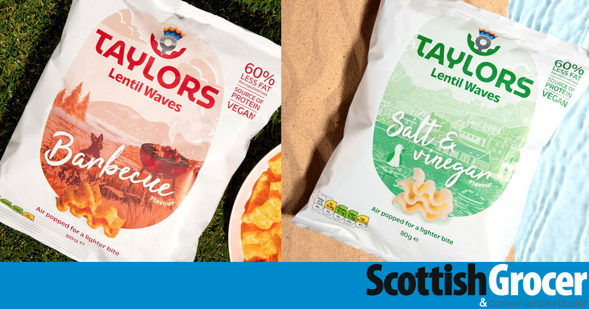 Taylors Snacks promotes 'healthier' Lentil Waves | Scottish Grocer ...