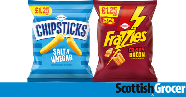 Frazzles and Chipsticks flip over a new look | Scottish Grocer ...