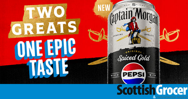 Pepsi Max boards with Captain Morgan in new RTD launch | Scottish ...