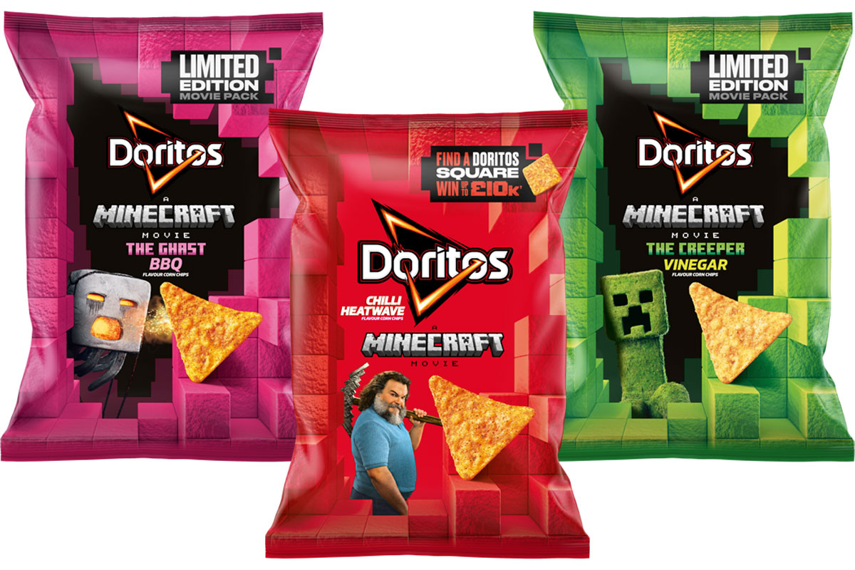 Doritos goes square for new Minecraft movie promotion | Scottish Grocer ...