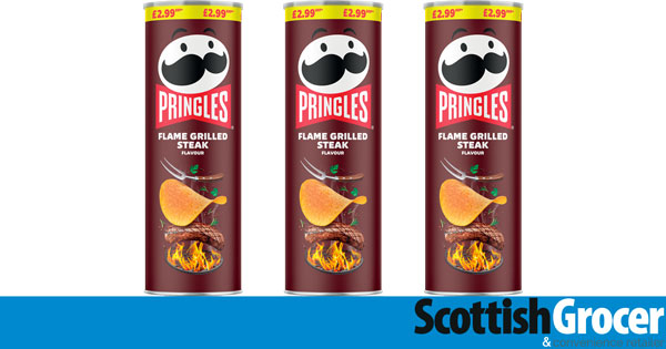 Pringles unveils new Flame Grilled Steak flavour | Scottish Grocer ...