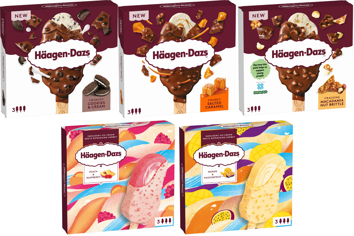Häagen-Dazs brings indulgence on the go with new Stickbars | Scottish Grocer & Convenience Retailer