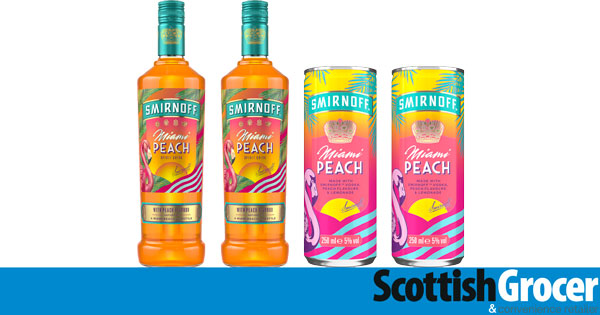 Smirnoff unveils new Miami Peach vodka flavour | Scottish Grocer ...