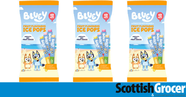 Bluey Ice Pops expands World of Sweets frozen range | Scottish Grocer ...