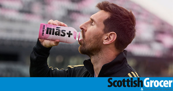 Messi launches Más+ by Messi drinks exclusively in Spar | Scottish ...