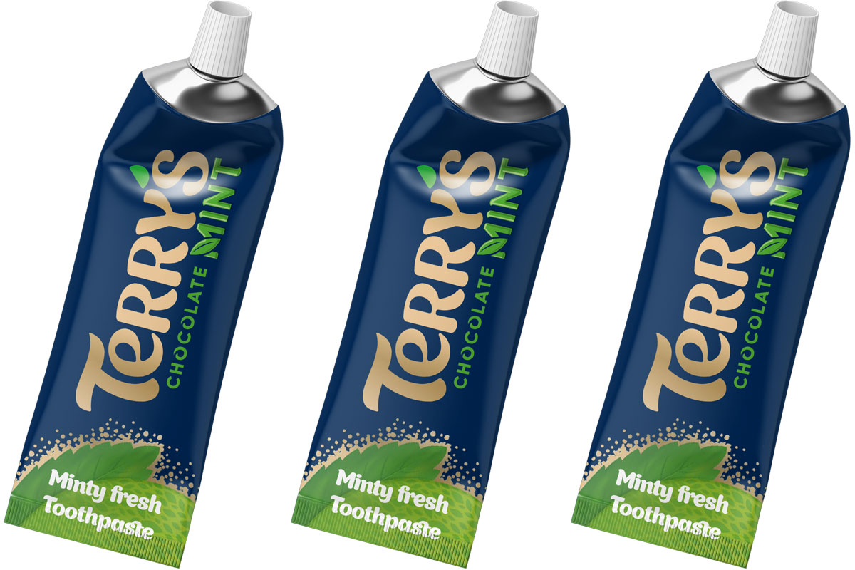 Terry's unveils new Mint Chocolate Toothpaste | Scottish Grocer ...