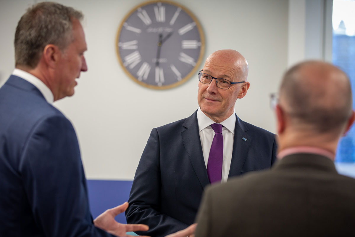 First Minister visits Highland Spring's Blackford site | Scottish ...
