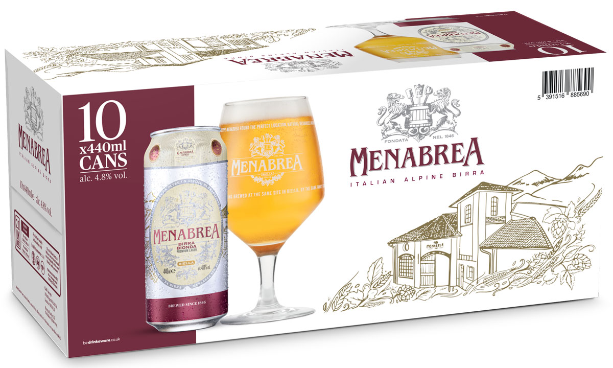 Menabrea launches new can format | Scottish Grocer & Convenience Retailer