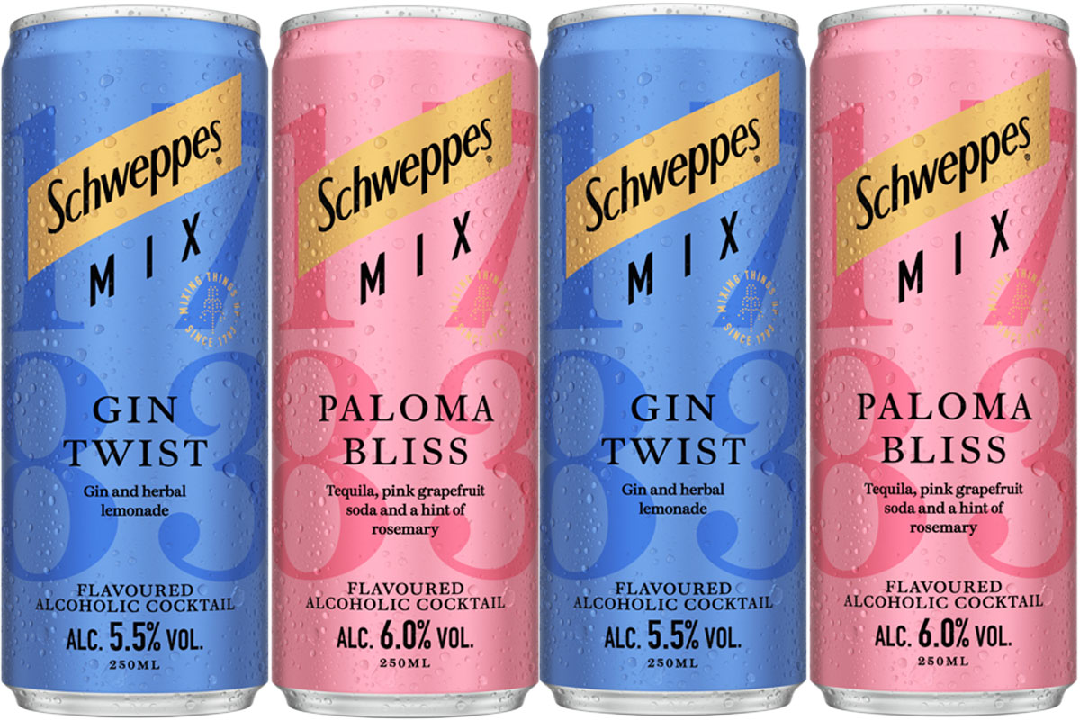 Schweppes Mix enters RTD category with new cocktail cans | Scottish ...