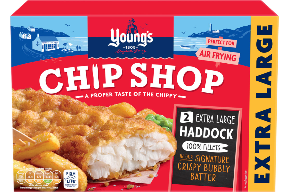 Young's expands Chip Shop range with Extra Large Haddock fillets ...