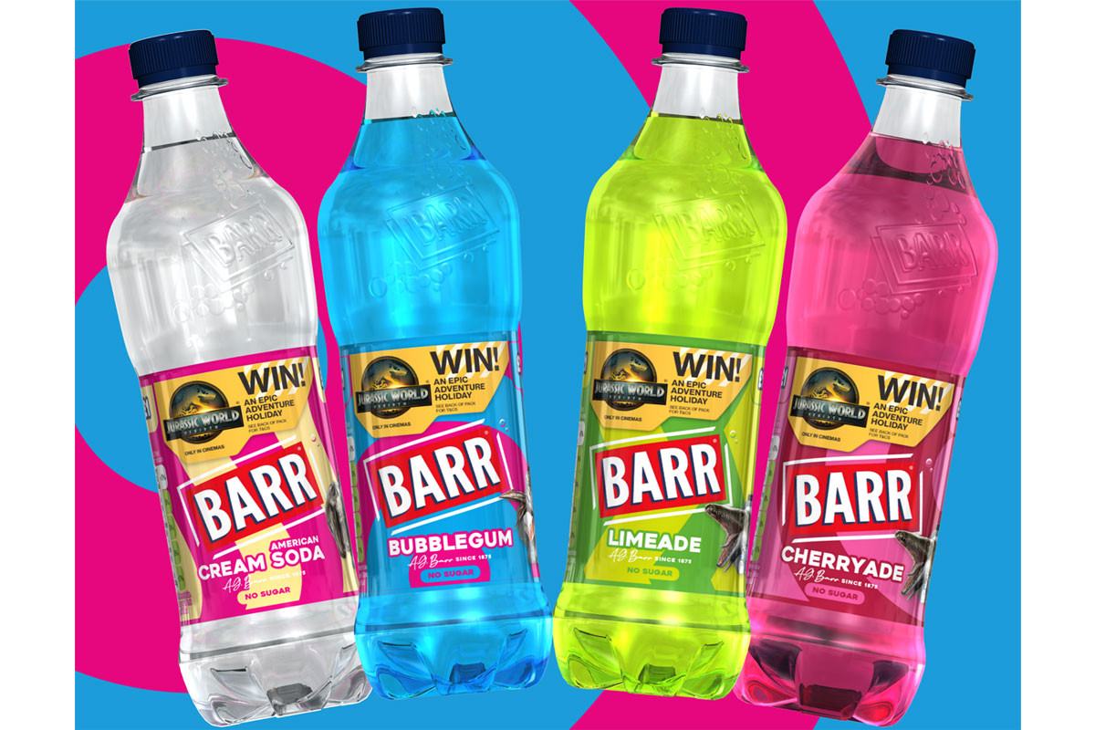 Barr Flavours announces on-pack promotion for Jurassic World Rebirth ...