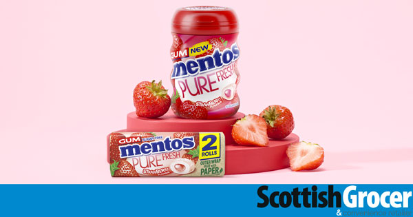 Mentos Gum rolls out a new Strawberry flavour to appeal to shoppers | Scottish Grocer ...