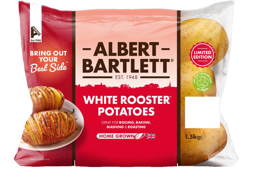 Albert Bartlett launches White Rooster Potatoes | Scottish Grocer ...