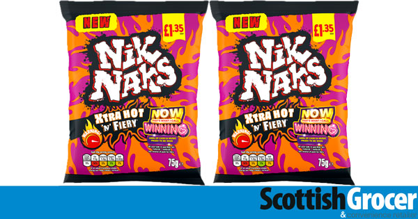 Nik Naks turns up the heat with Xtra Hot 'n' Fiery launch | Scottish ...
