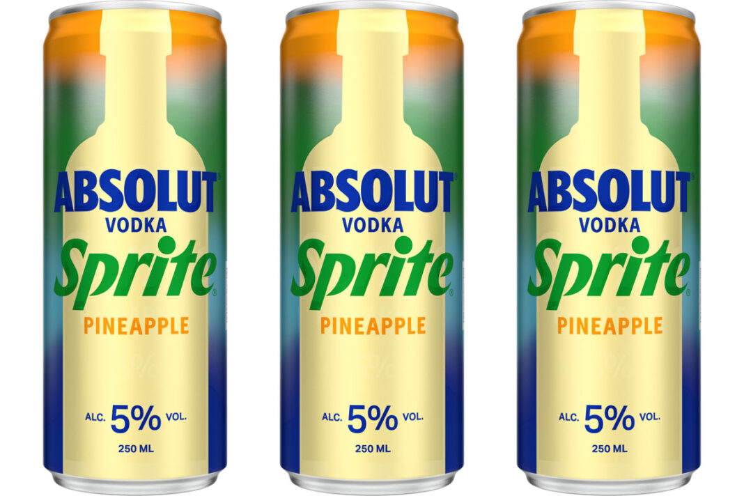 Absolut Vodka & Sprite has a tropical twist in Pineapple flavour ...
