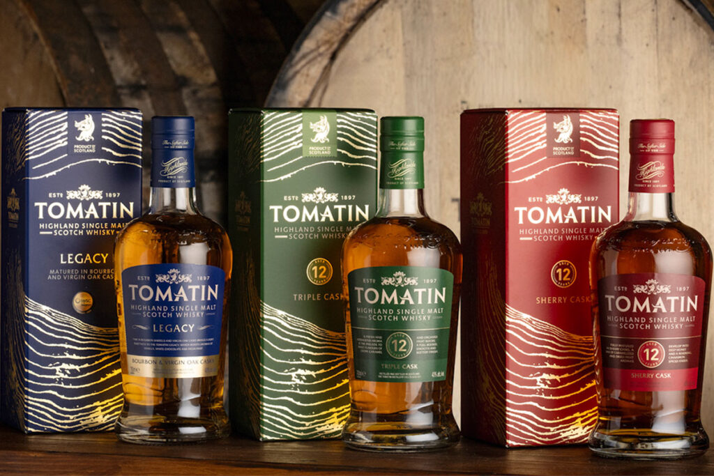 Tomatin showcases striking new packaging | Scottish Grocer ...